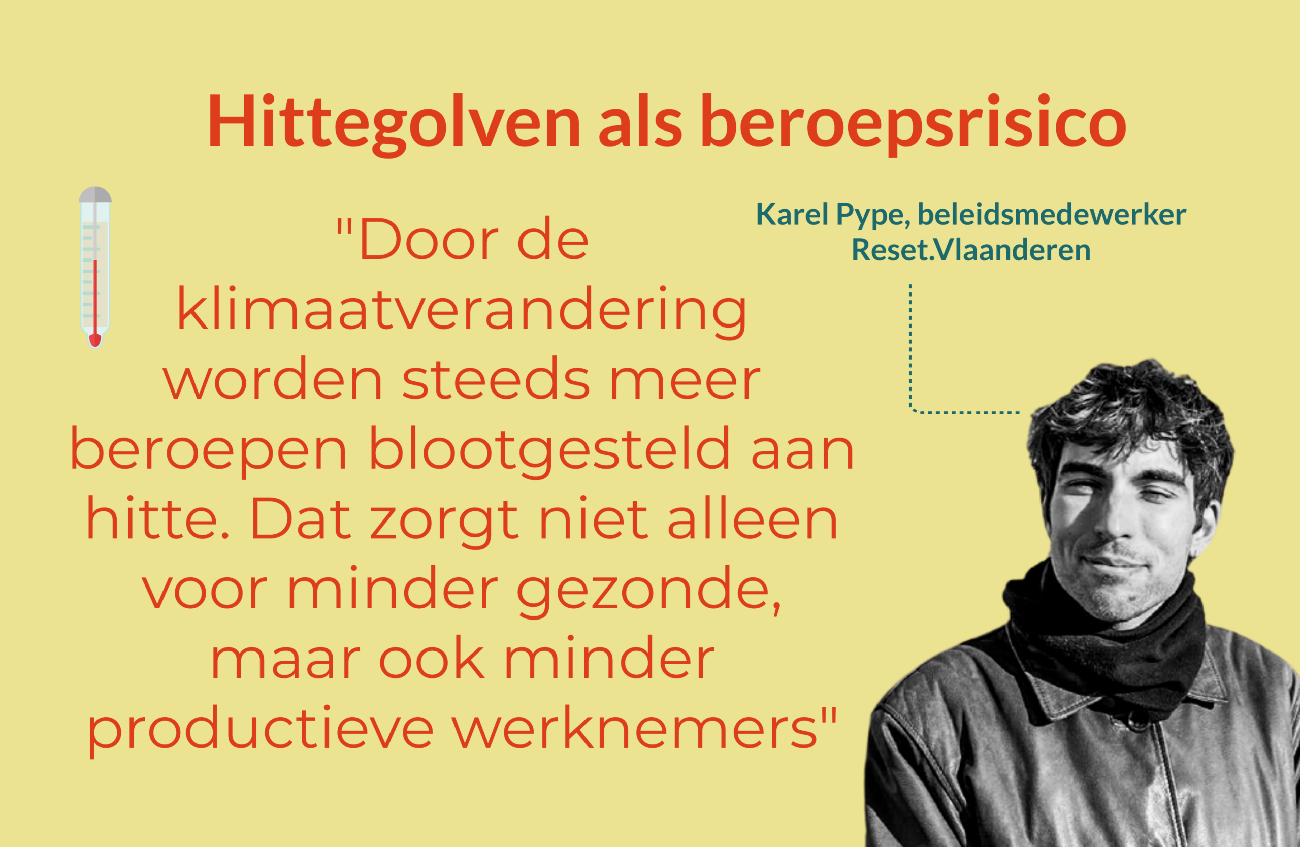 Hittegolven als beroepsrisico - Reset Vlaanderen